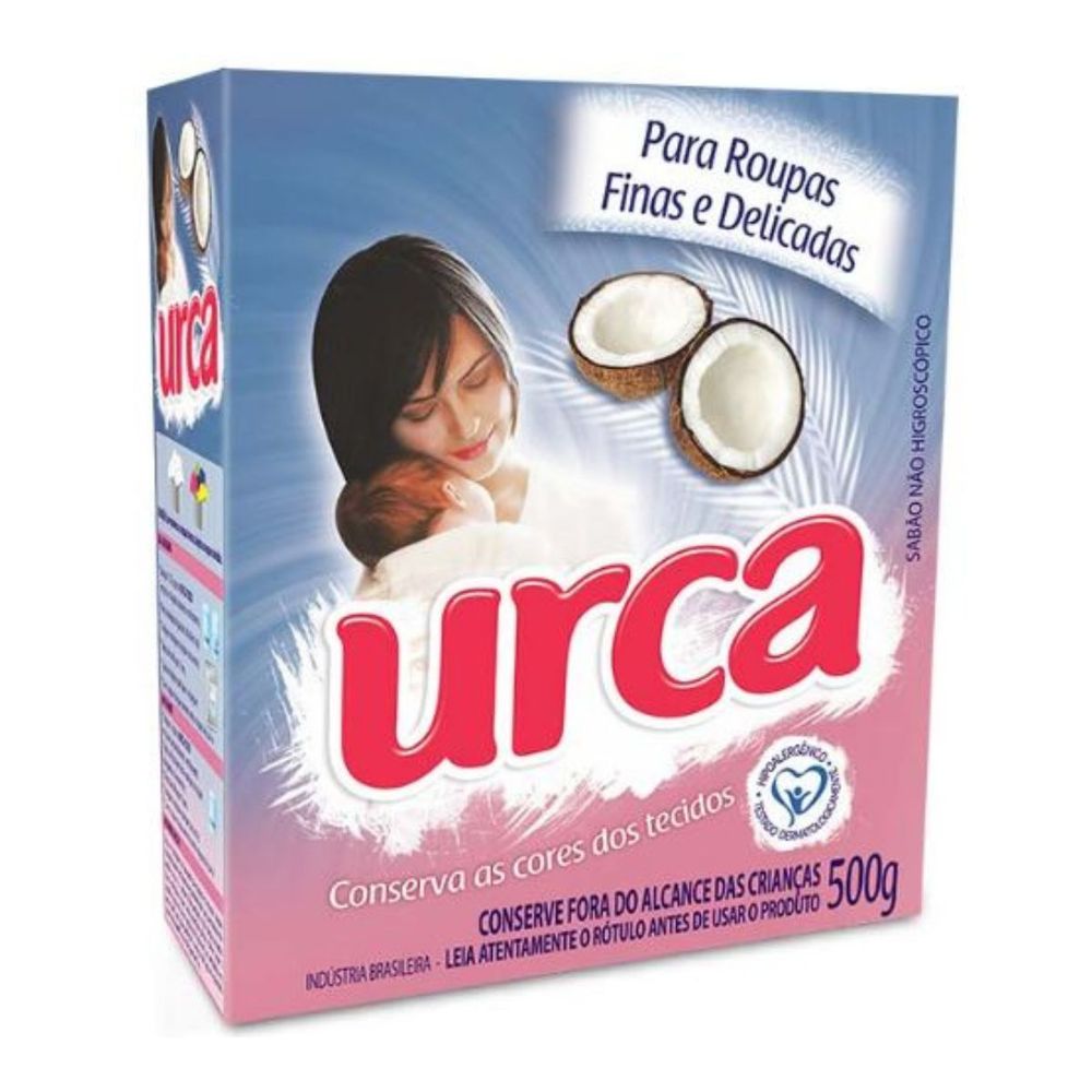 SABÃO PÓ URCA 500G COCO - lavagnoli