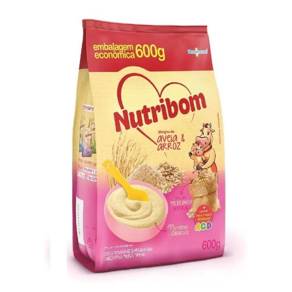 MINGAU NUTRIBOM SACHÊ 600G AVEIA/ARROZ - lavagnoli