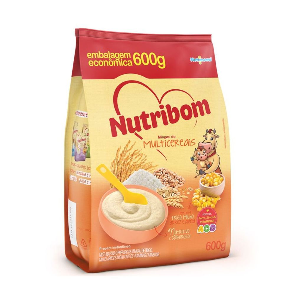 MINGAU NUTRIBOM SACHÊ 600G MULTICEREAIS - lavagnoli