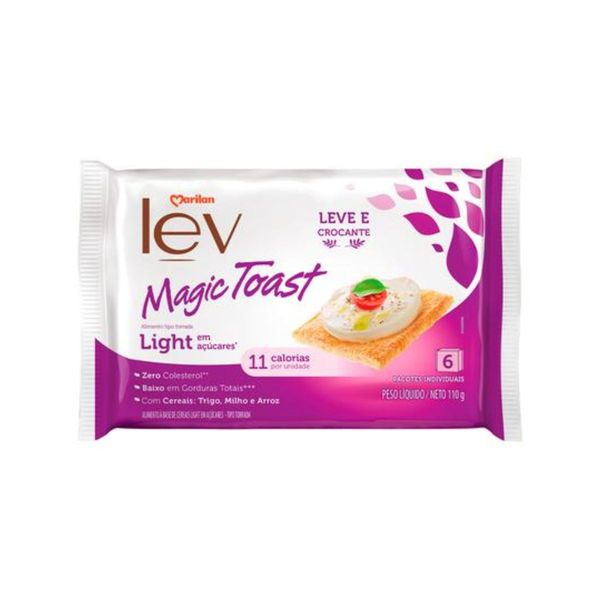 TORRADA LEV MAGIC TOAST 110G LIGHT - lavagnoli