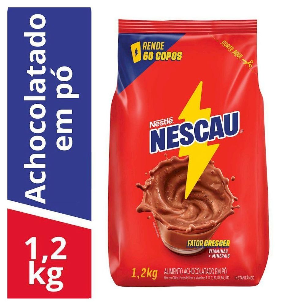 ACHOCOLATADO PÓ NESCAU SACHÊ 1.2KG TRADICIONAL - lavagnoli