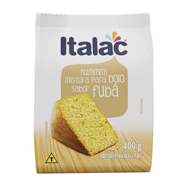 MISTURA BOLO ITALAC 400G FUBÁ - lavagnoli