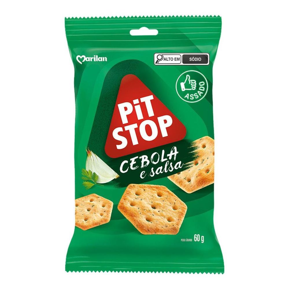 SNACK PIT STOP 60G CEBOLA/SALSA - lavagnoli