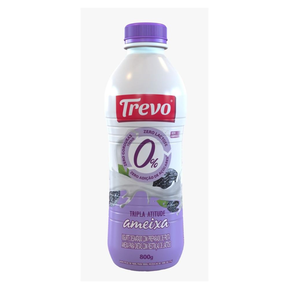 IOGURTE TREVO ZERO 800G AMEIXA - lavagnoli