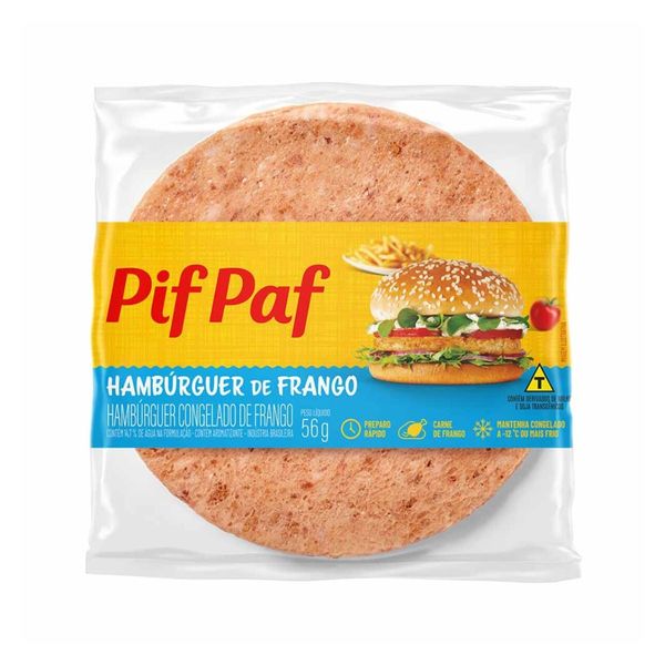 HAMBÚRGUER PIF PAF 56G FRANGO - lavagnoli