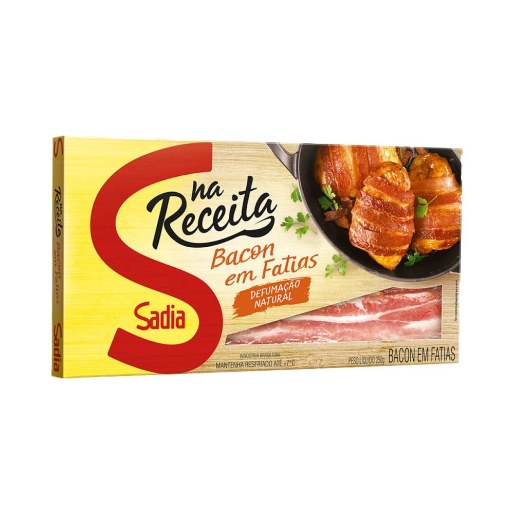 BACON SADIA 250G FATIADO - lavagnoli