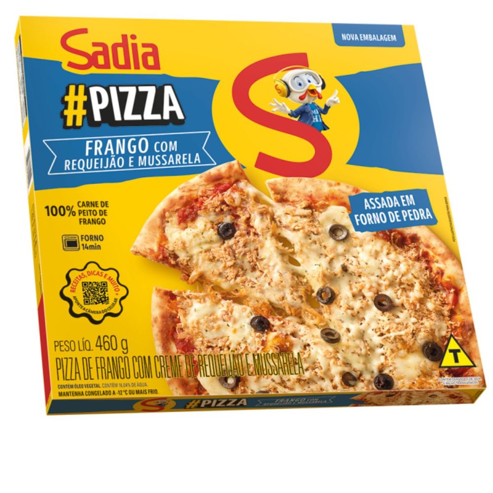 PIZZA SADIA 460G FRANGO/REQUEIJÃO/MUSSARELA - lavagnoli