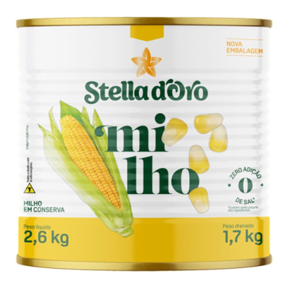 MILHO VERDE STELLA DORO LATA 1.7KG TRADICIONAL - lavagnoli