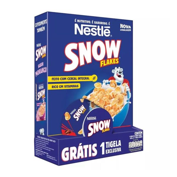 CEREAL SNOW FLAKES NESTLE 620G GRÁTIS TIGELA - lavagnoli