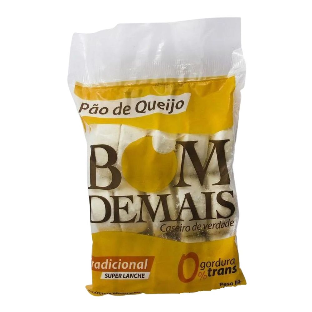 PÃO QUEIJO BOM DEMAIS 900G SUPER LANCHE - lavagnoli