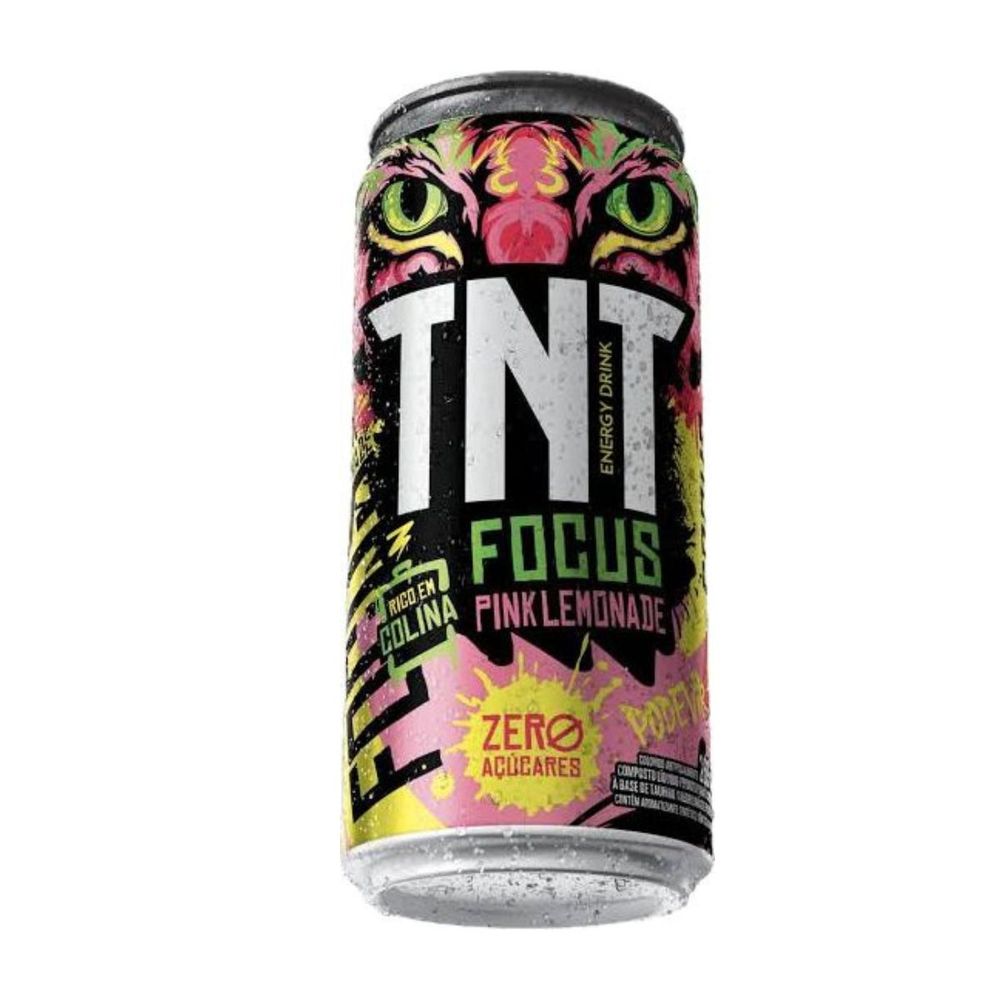 ENERGÉTICO TNT LATA 269ML FOCUS PINK LEMON - lavagnoli