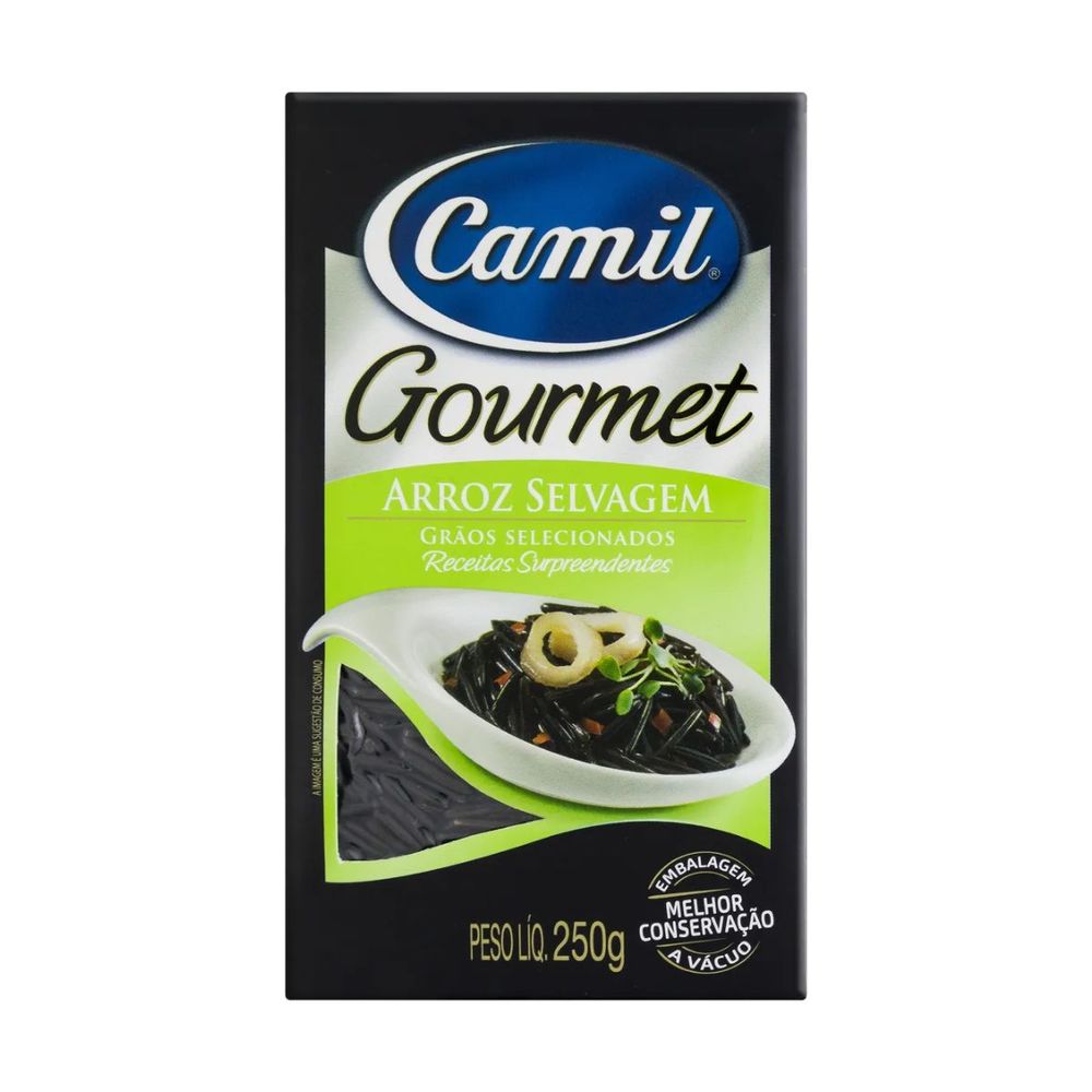 ARROZ SELVAGEM CAMIL 250G - lavagnoli