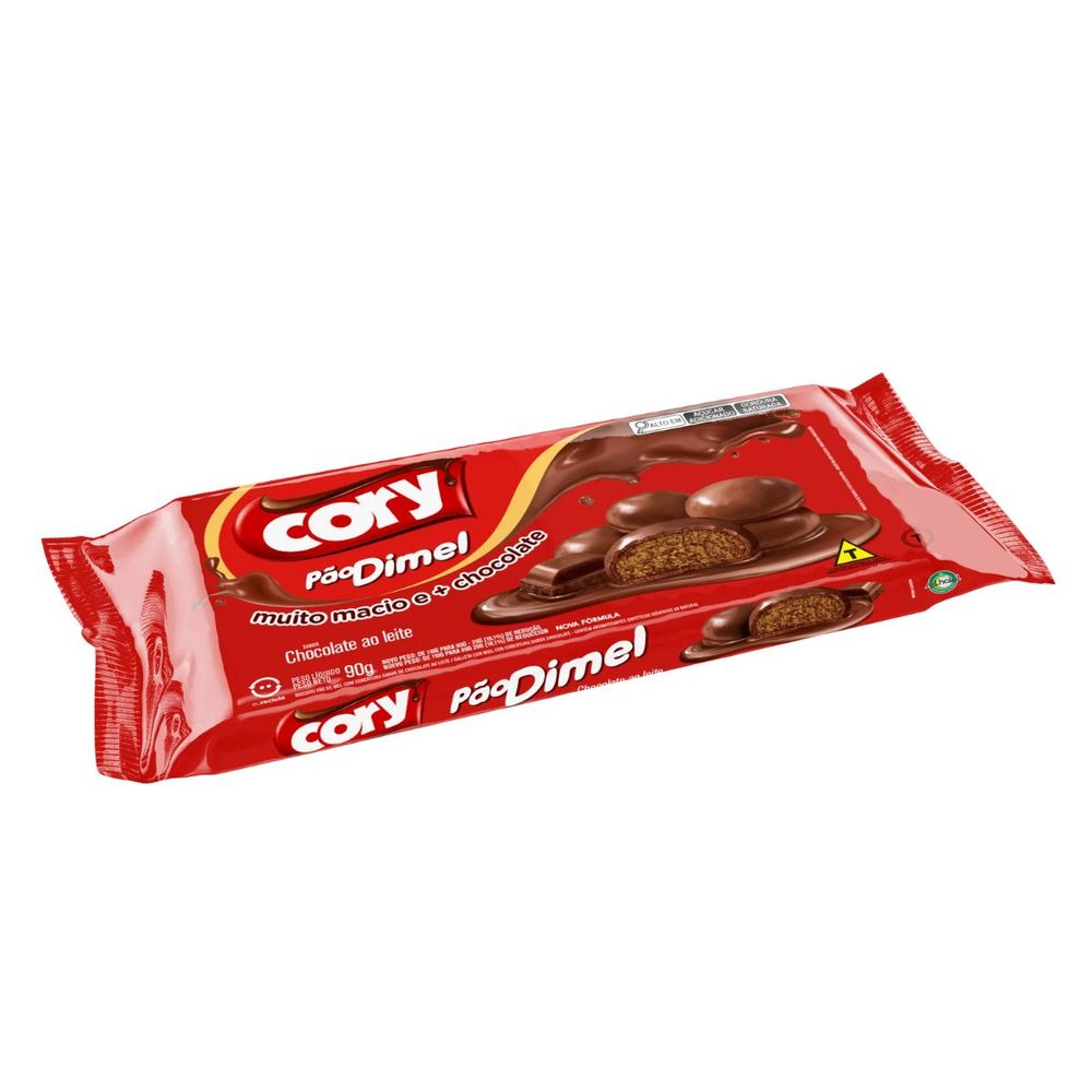 PÃO DIMEL CORY 90G CHOCOLATE AO LEITE - lavagnoli
