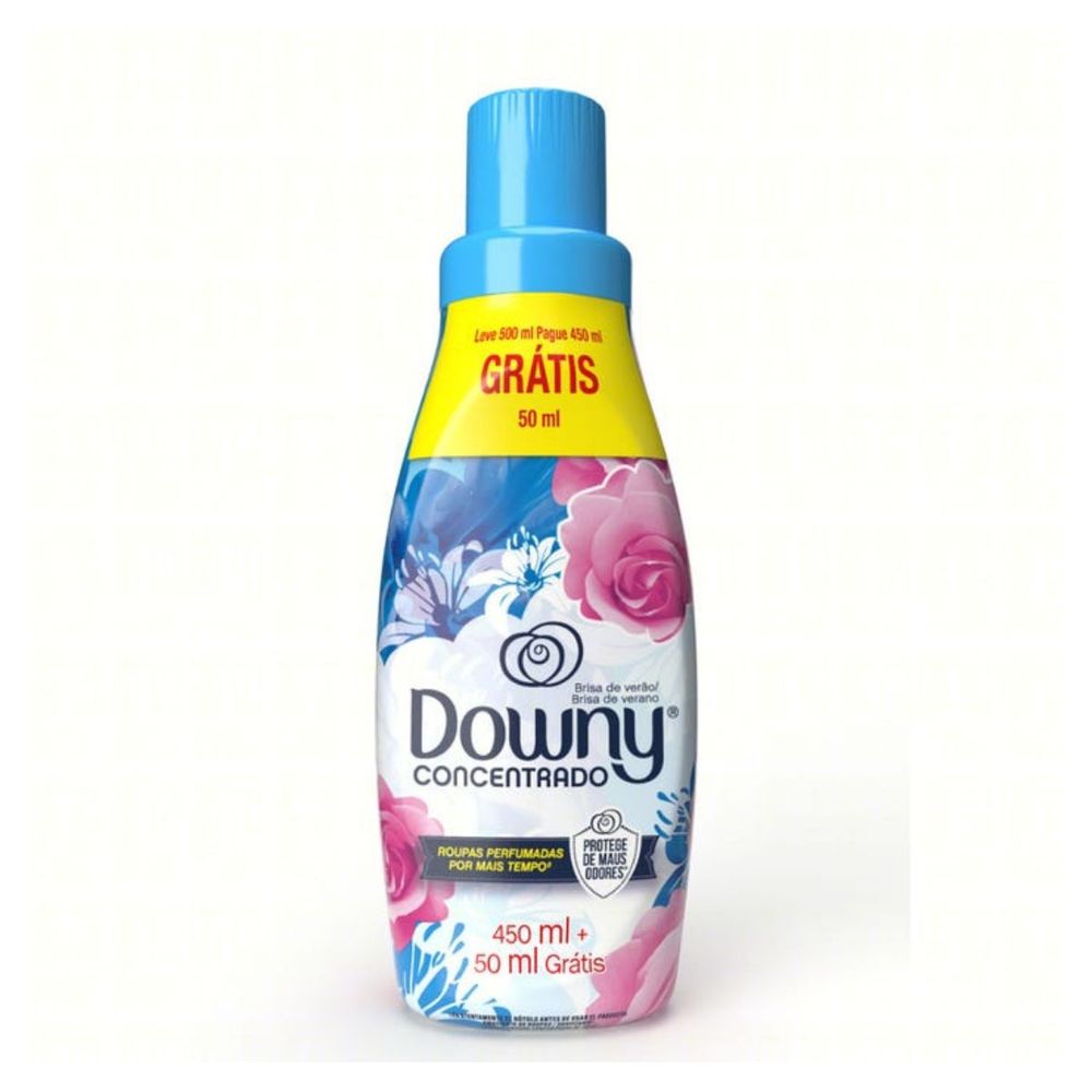 AMACIANTE DOWNY CONCENTRADO LEVE 500ML PAGUE 450ML BRISA VERÃO - lavagnoli