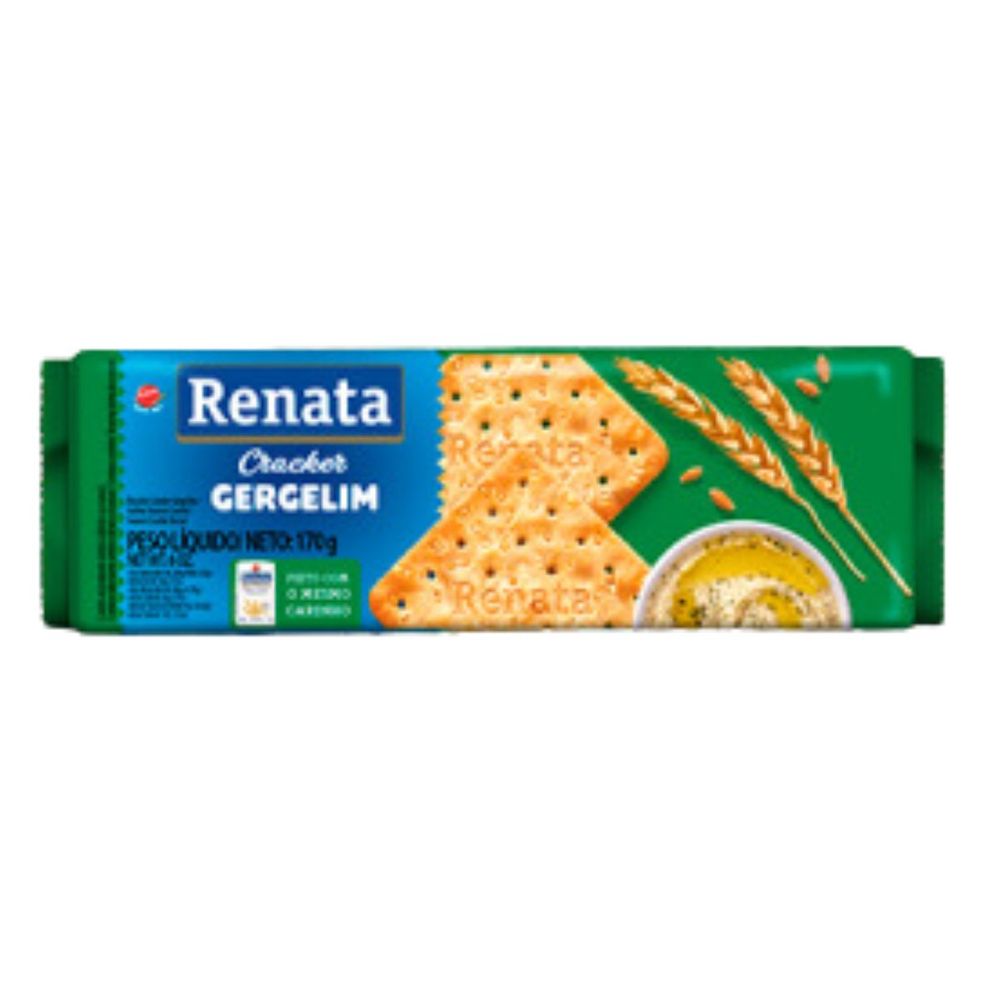 BISCOITO RENATA 170G CRACKER GERGELIM - lavagnoli BISCOITO RENATA 170G CRACKER GERGELIM - lavagnoli