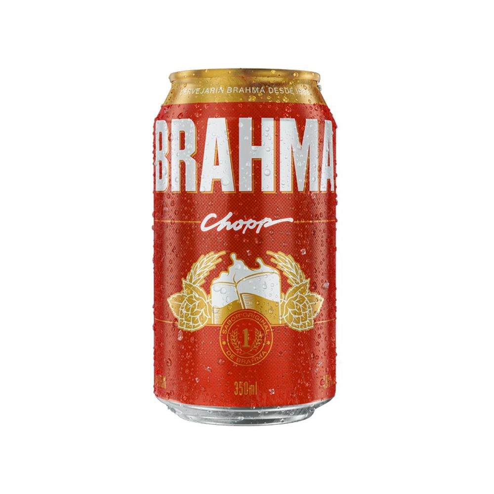 CERVEJA BRAHMA LATA 350ML - lavagnoli
