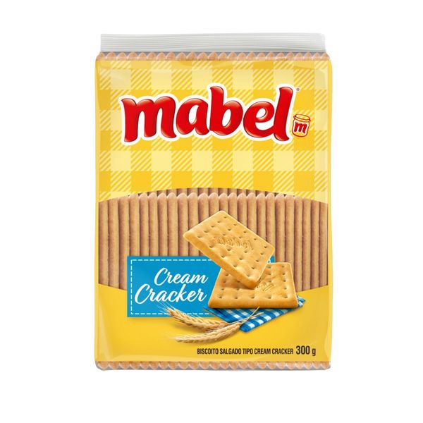 BISCOITO MABEL 300G CREAM CRACKER - lavagnoli
