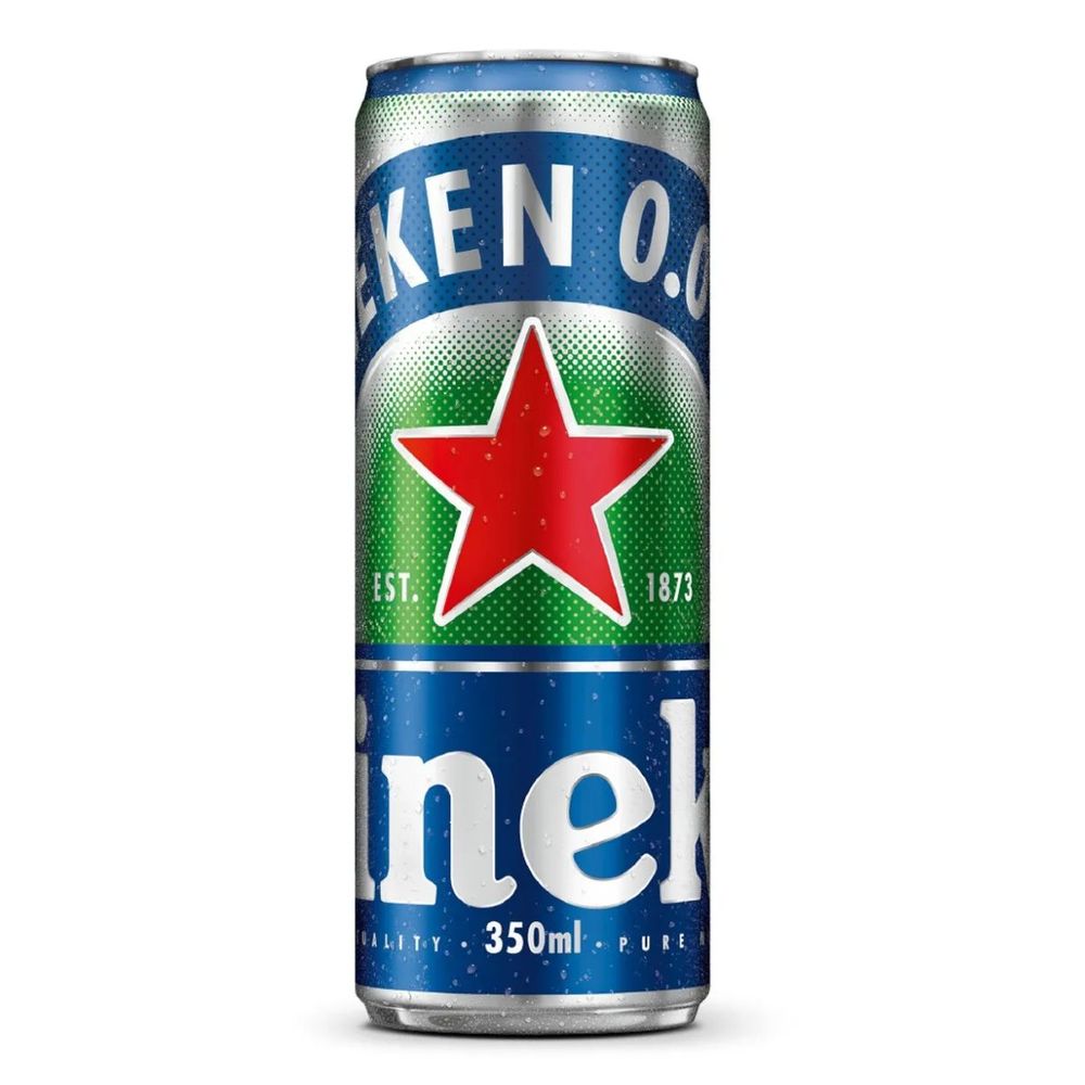 CERVEJA HEINEKEN LATA 350ML 0% ÁLCOOL - lavagnoli