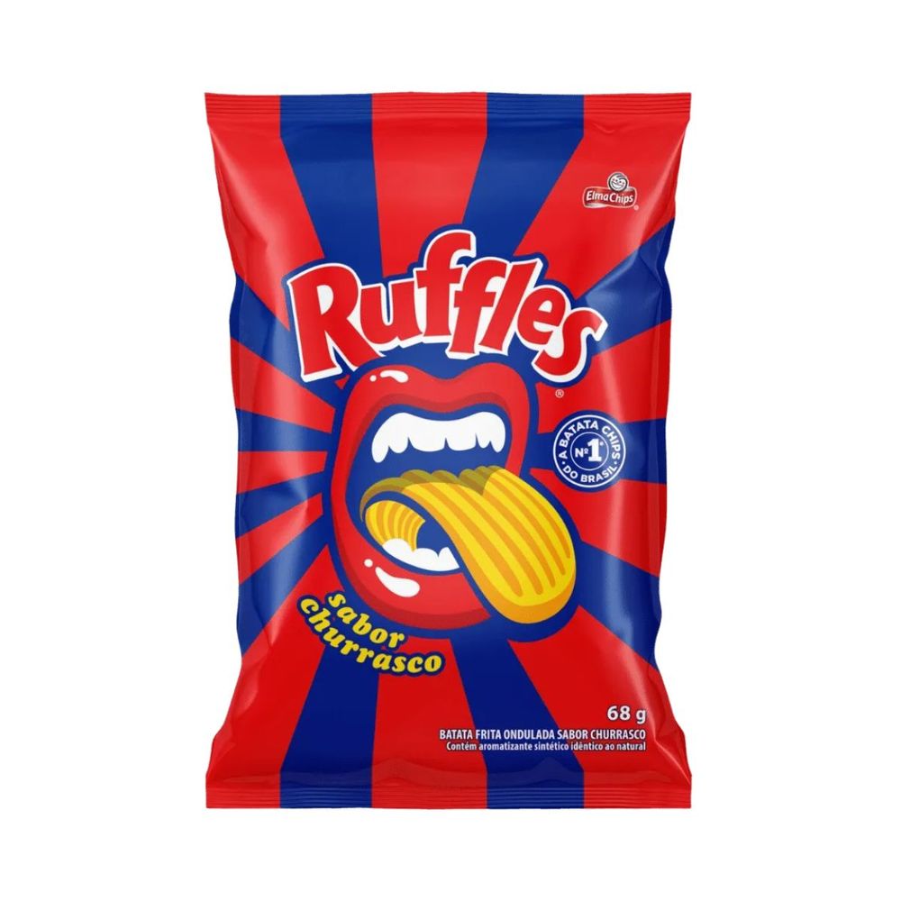 BATATA RUFFLES 68G CHURRASCO - lavagnoli