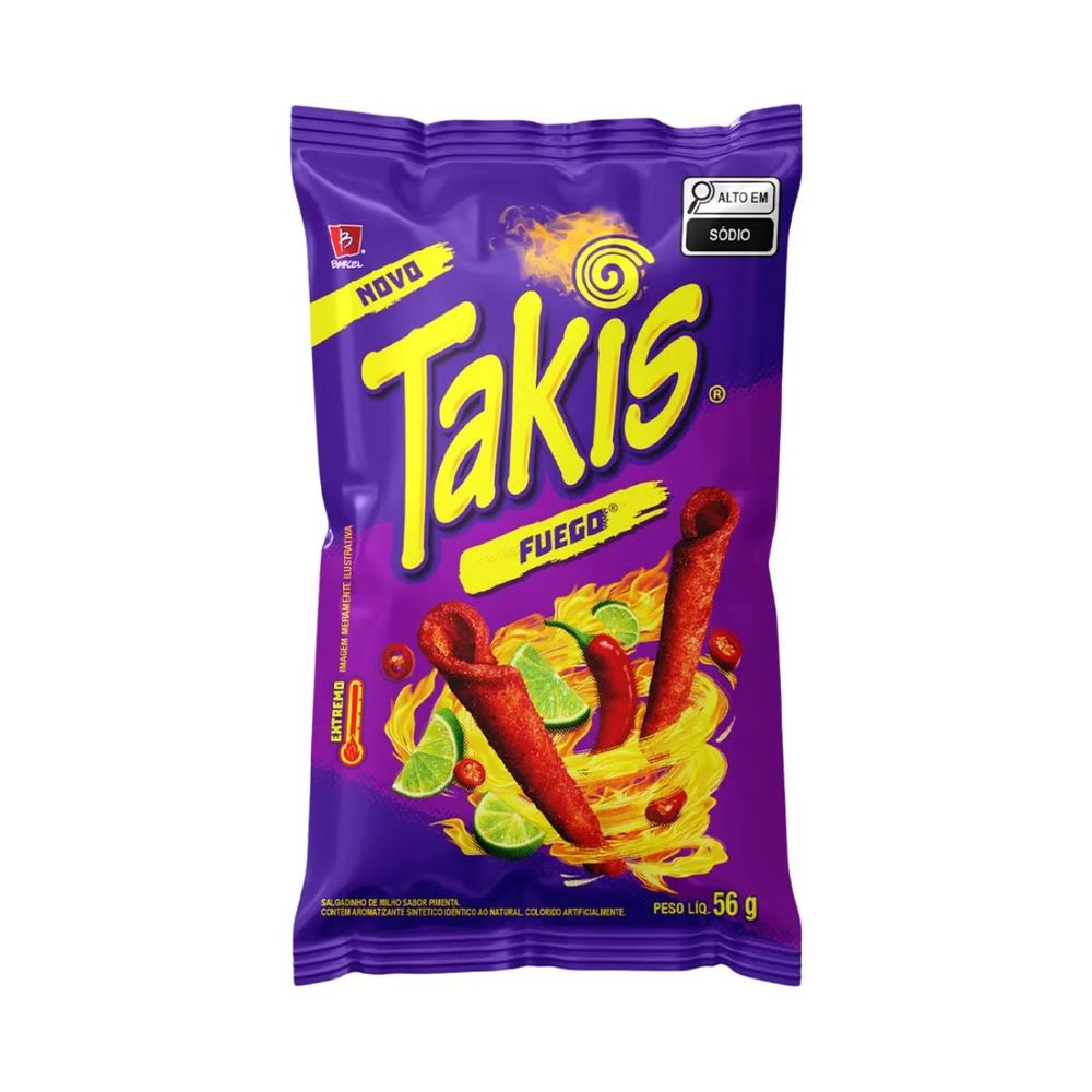 SNACK TAKIS 56G FUEGO - lavagnoli