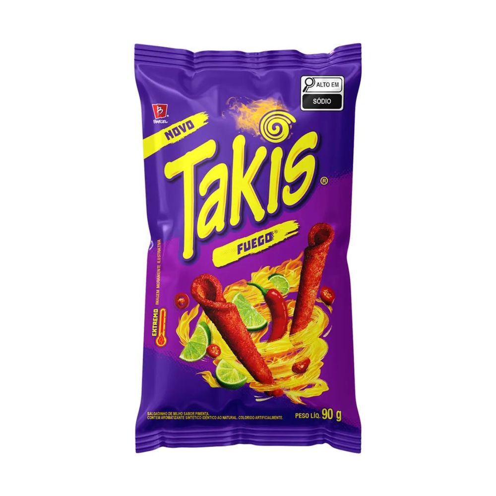 SNACK TAKIS 90G FUEGO - lavagnoli