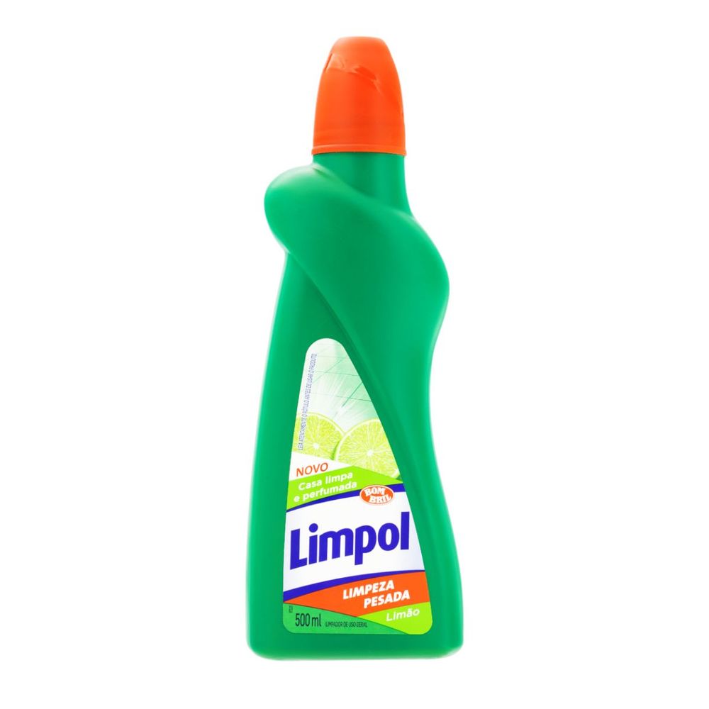 LIMPADOR LIMPOL LIMPEZA PESADA 500ML LIMÃO - lavagnoli