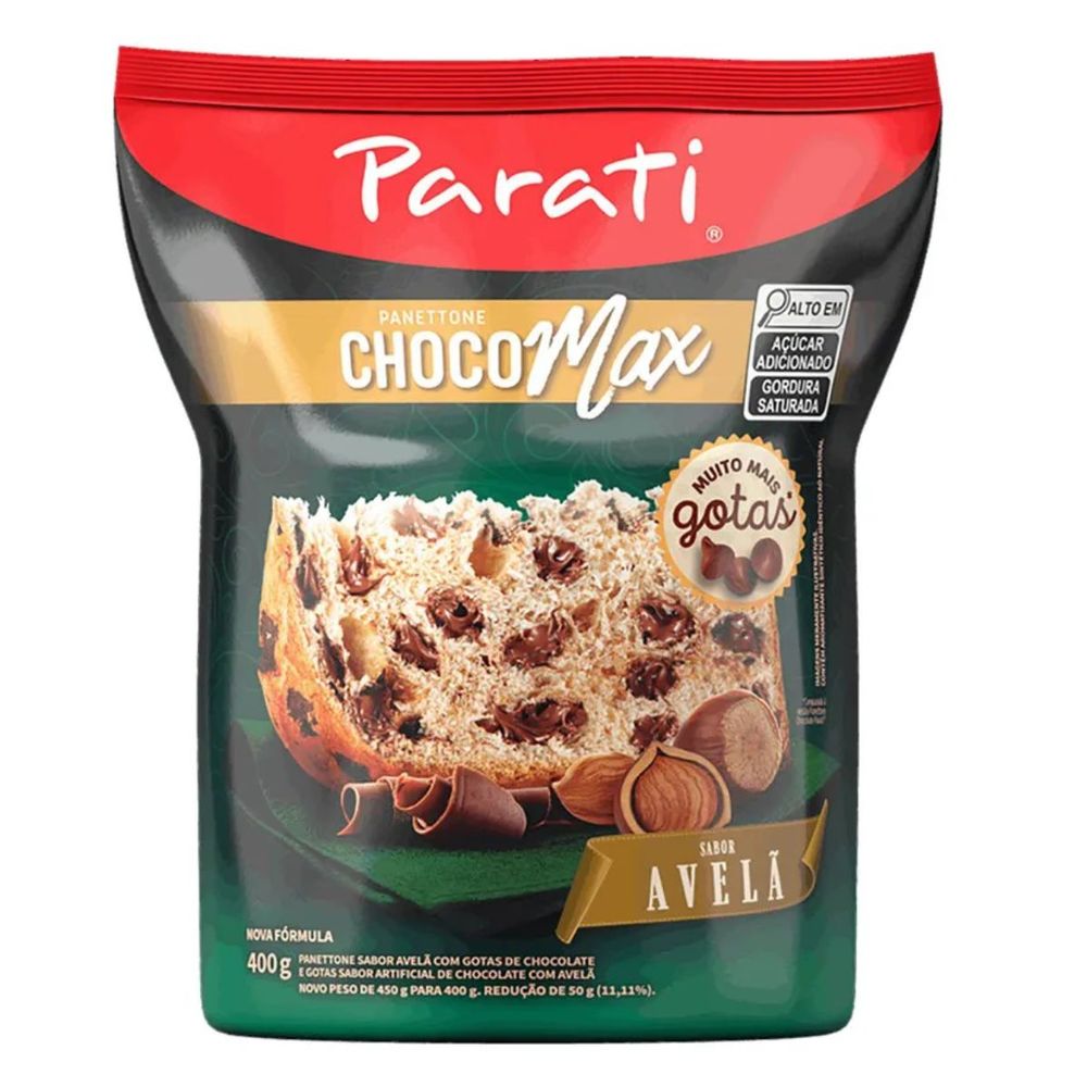 PANETTONE PARATI CHOCOMAX 400G AVELÃ - lavagnoli