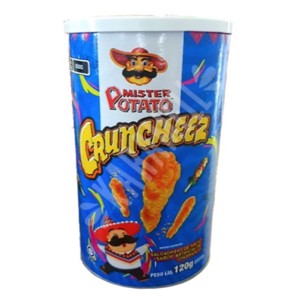 SALGADINHO MISTER POTATO CRUNCHEEZ 120G CHURRASCO - lavagnoli