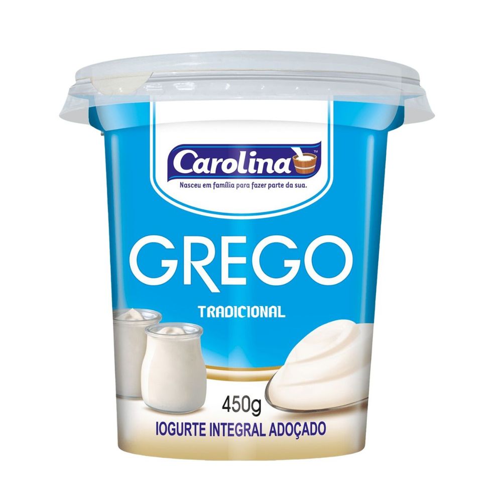 IOGURTE CAROLINA GREGO 450G TRADICIONAL - lavagnoli